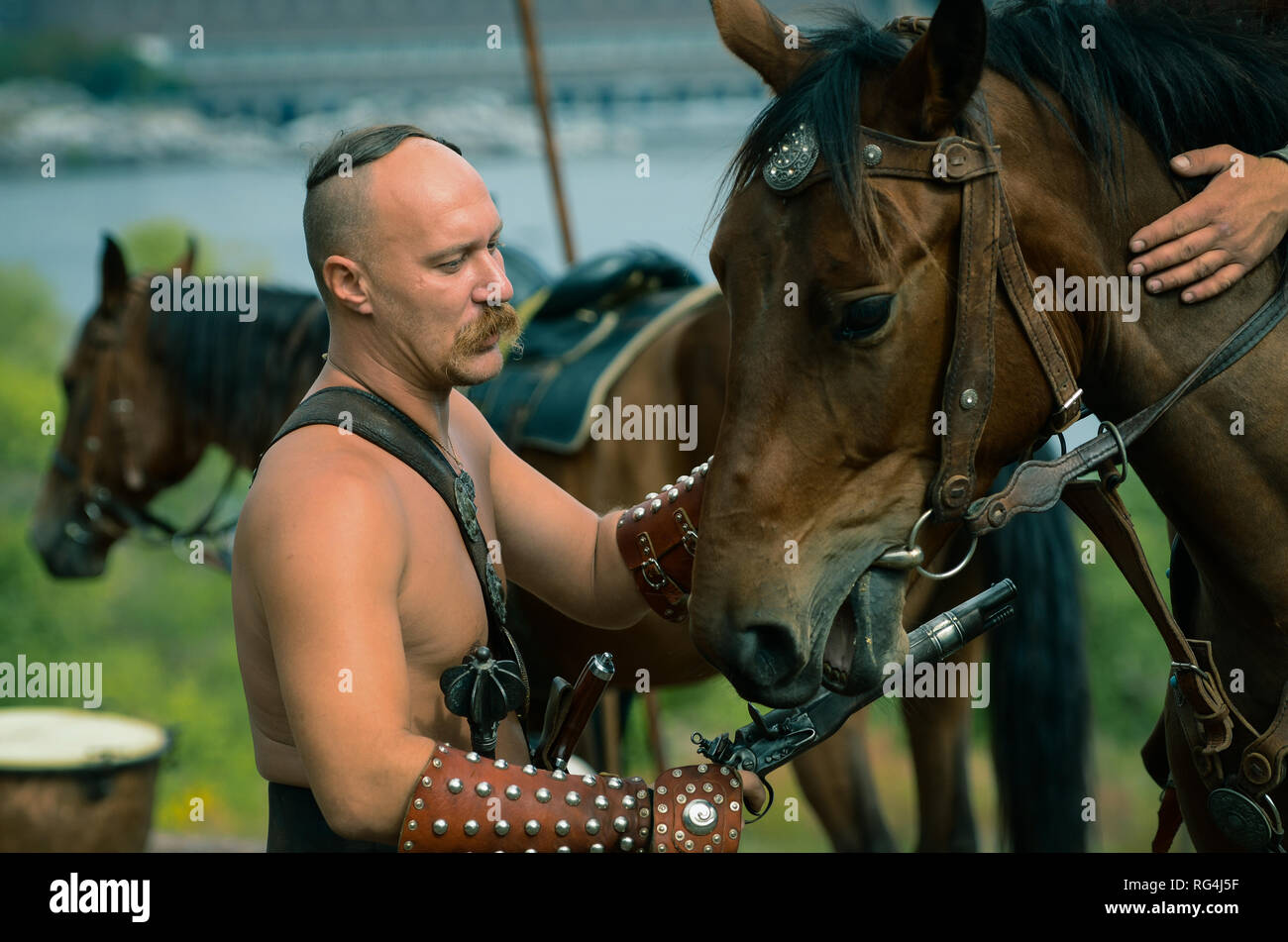 Cossacks on horses hi-res stock photography and images - Alamy