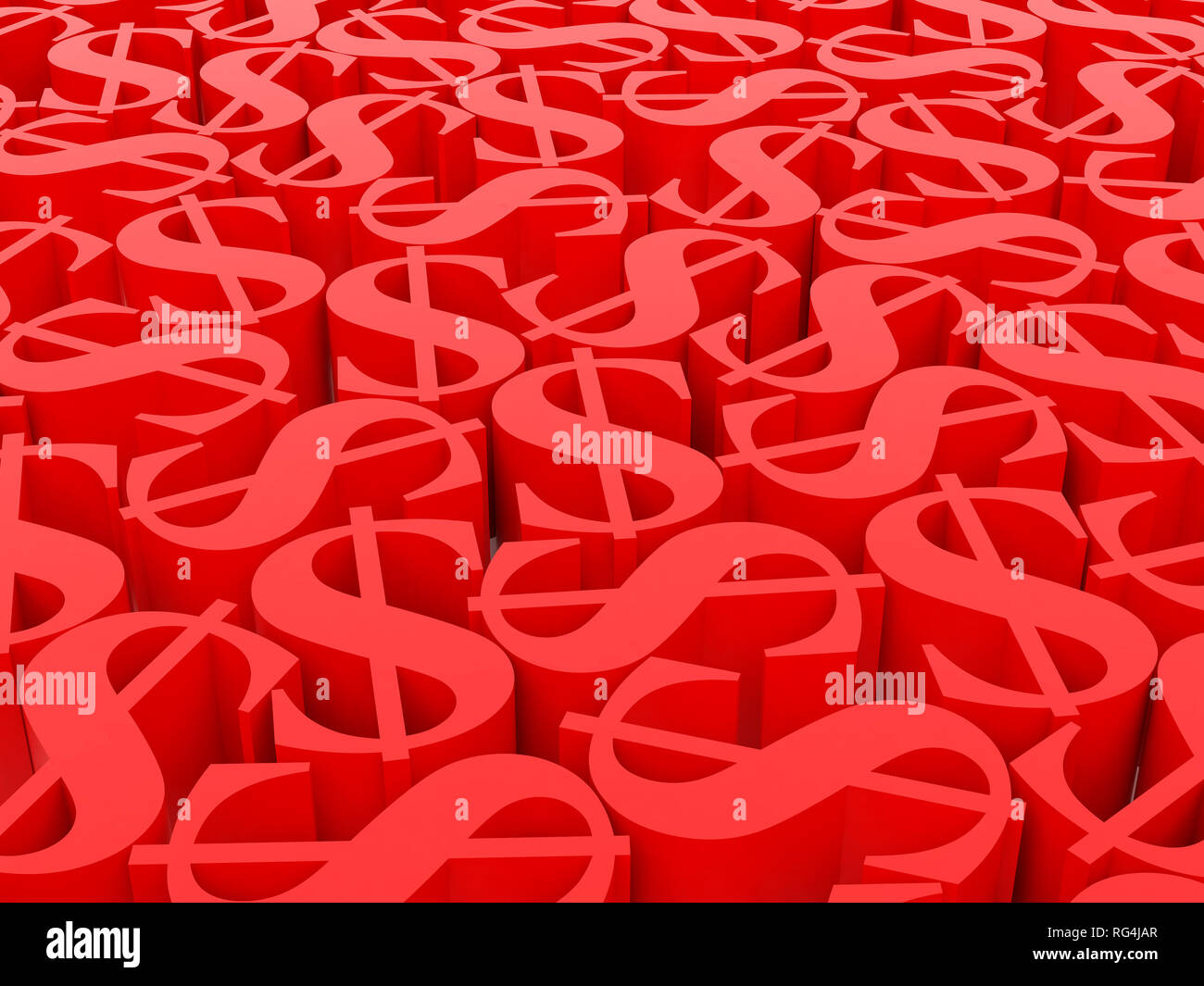 High resolution image. 3d rendered illustration. Huge amount dollar ...