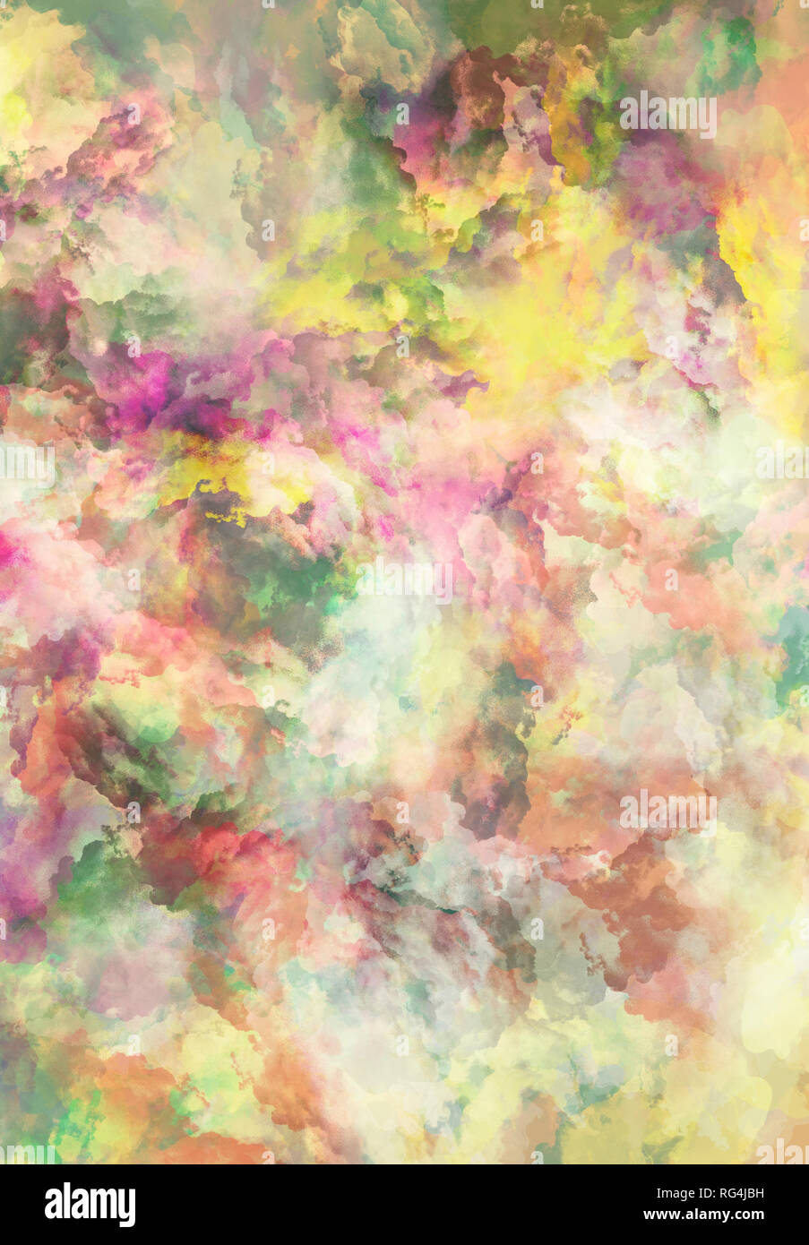 Abstract colored paper. Colored paint stains isolated on white ...