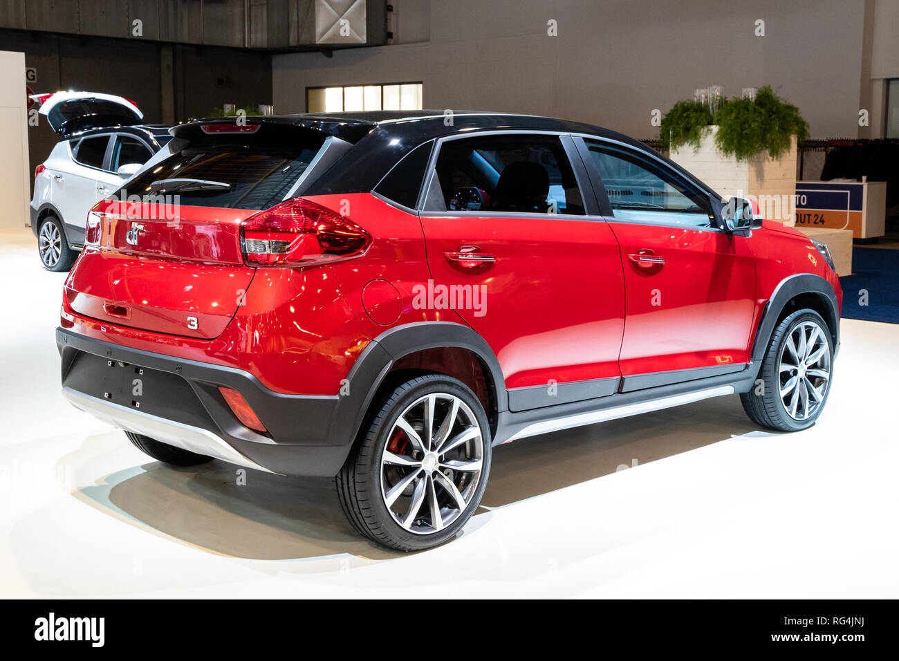 BRUSSELS - JAN 18, 2019: DR Automobiles DR3 car showcased at the 97th ...