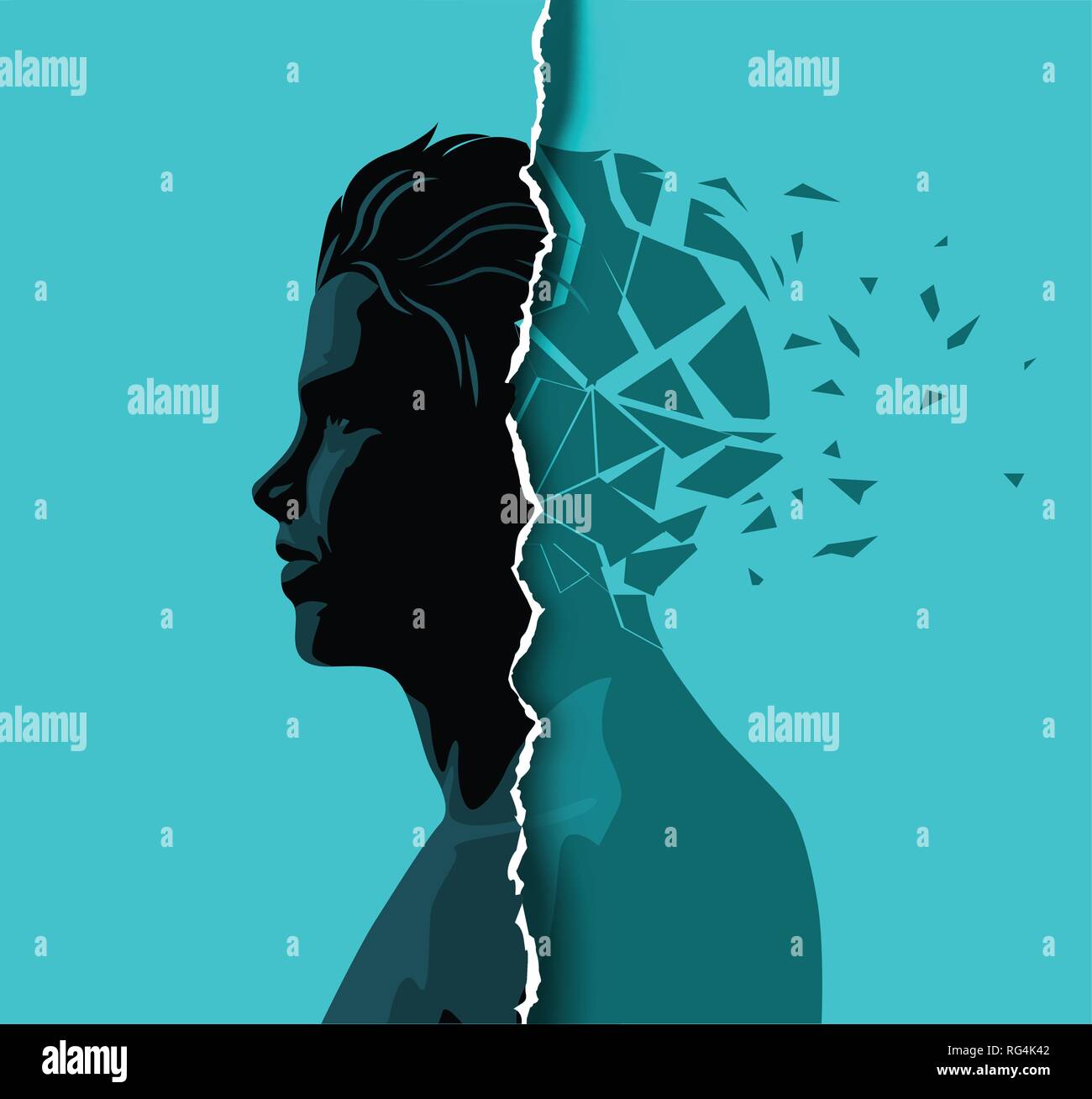 A Adult Male Dealing With Mental Health Issues Anxiety Mindfulness And Awareness Concept a-adult-male-dealing-with-mental-health-issues-anxiety-mindfulness-and-awareness-concept