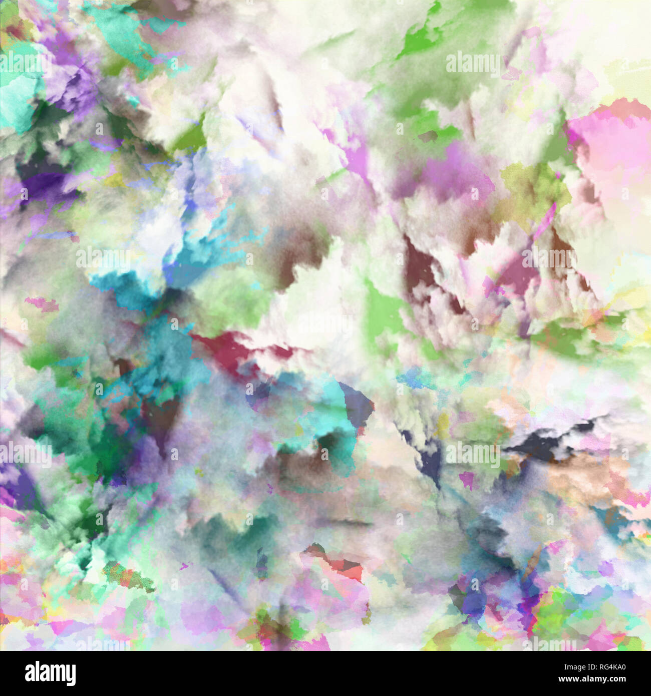 Abstract colored paper. Colored paint stains isolated on white ...