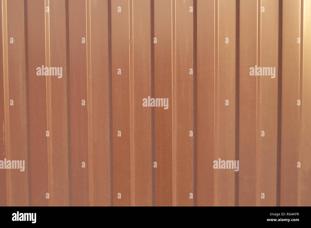Brown metal siding, modern finishing material for the manufacture of ...
