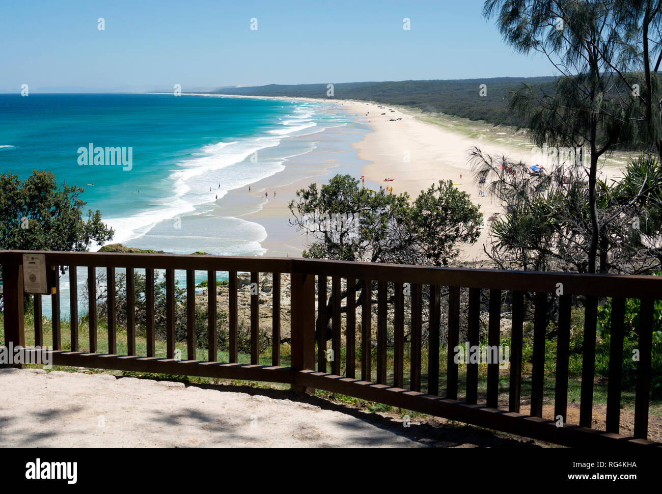 View of Main Beach from North Gorge Walk, Point Lookout, North ...
