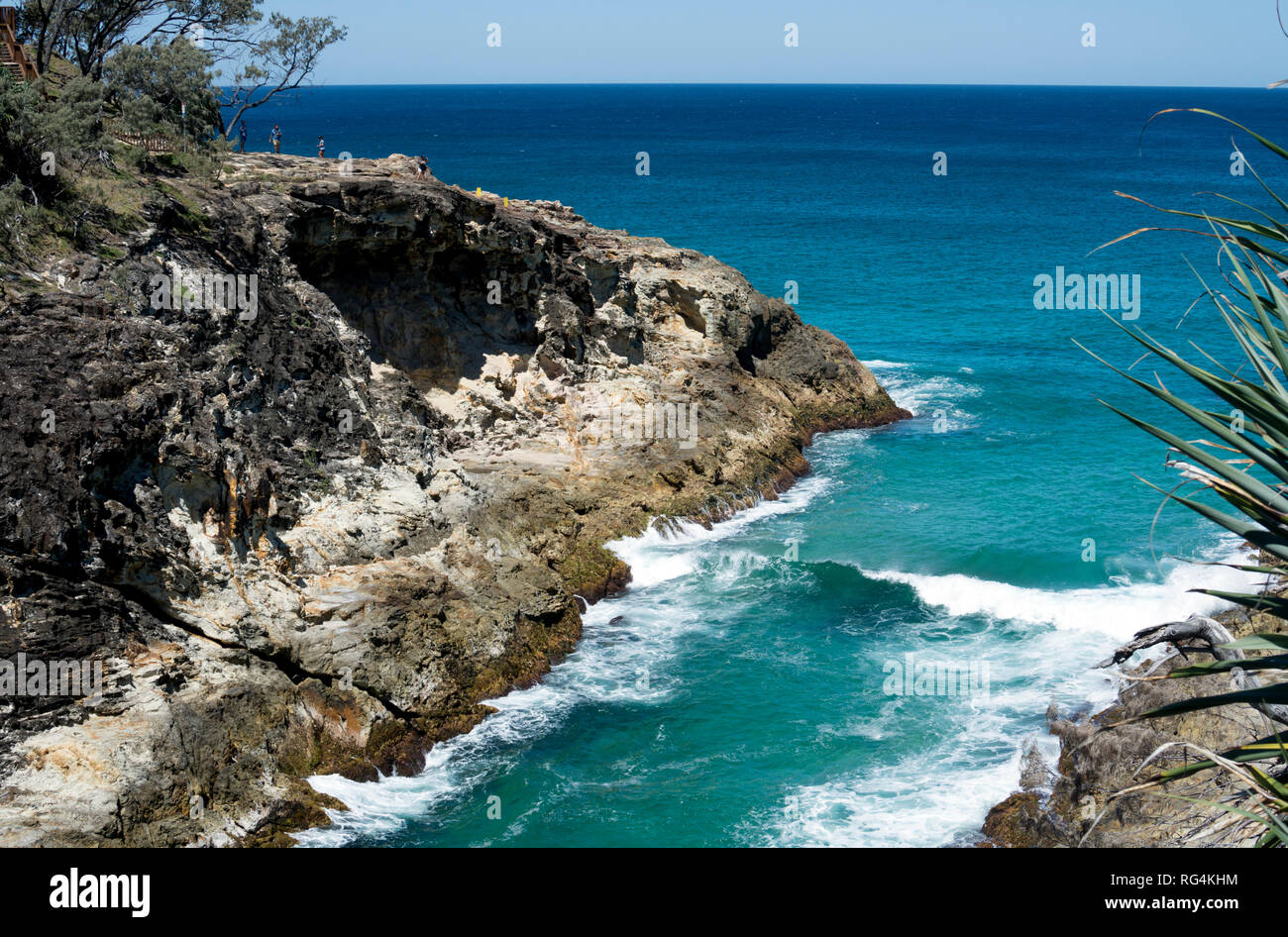North Gorge seen from North Gorge Walk, Point Lookout, North Stradbroke ...