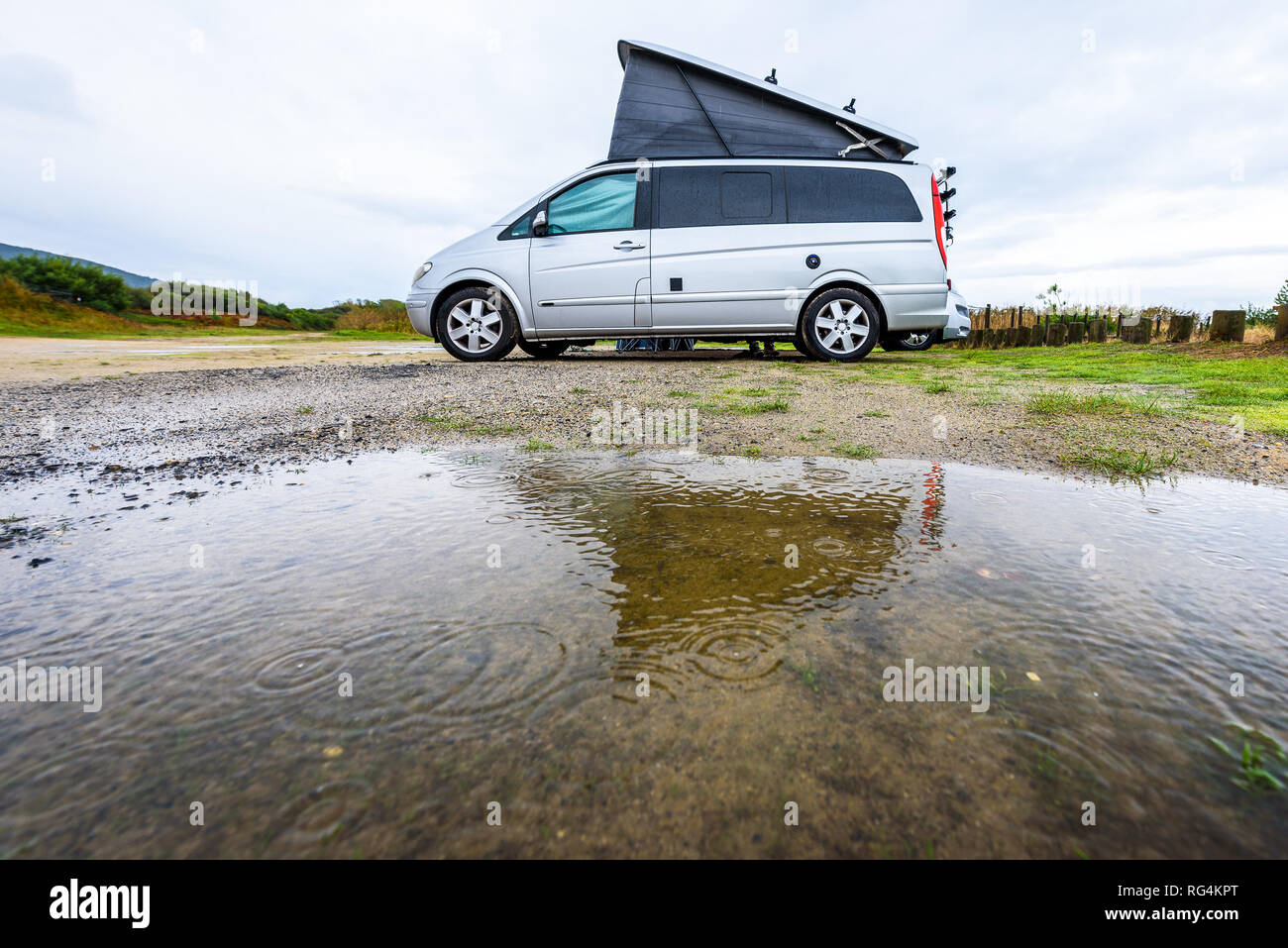 Holiday caravan rain hi-res stock photography and images - Alamy