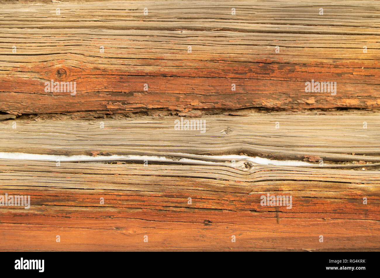 Old wood texture with natural crack patterns, brown background Stock ...