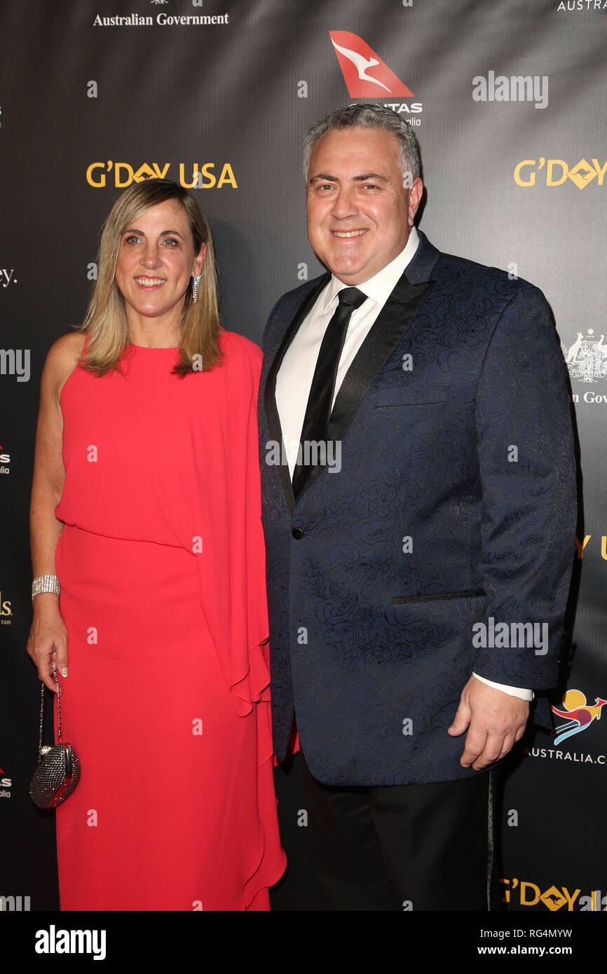 26 January 2019 - Culver City, California - Joe Hockey, Melissa Babbage ...
