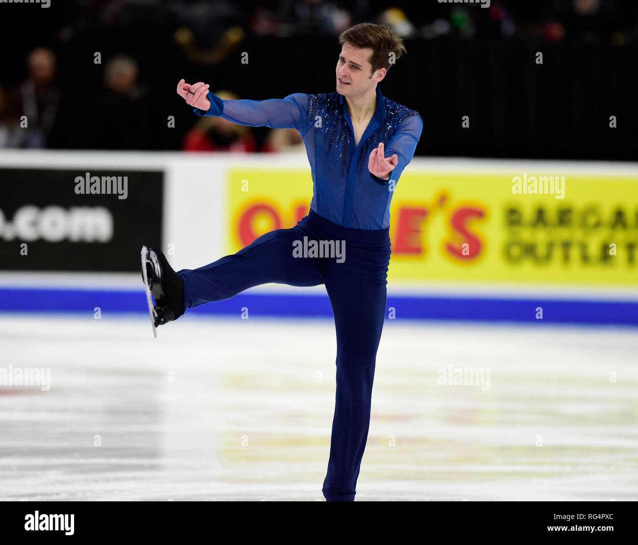 Detroit, Michigan, USA. 26th Jan, 2019. ALEXANDER JOHNSON performs in ...