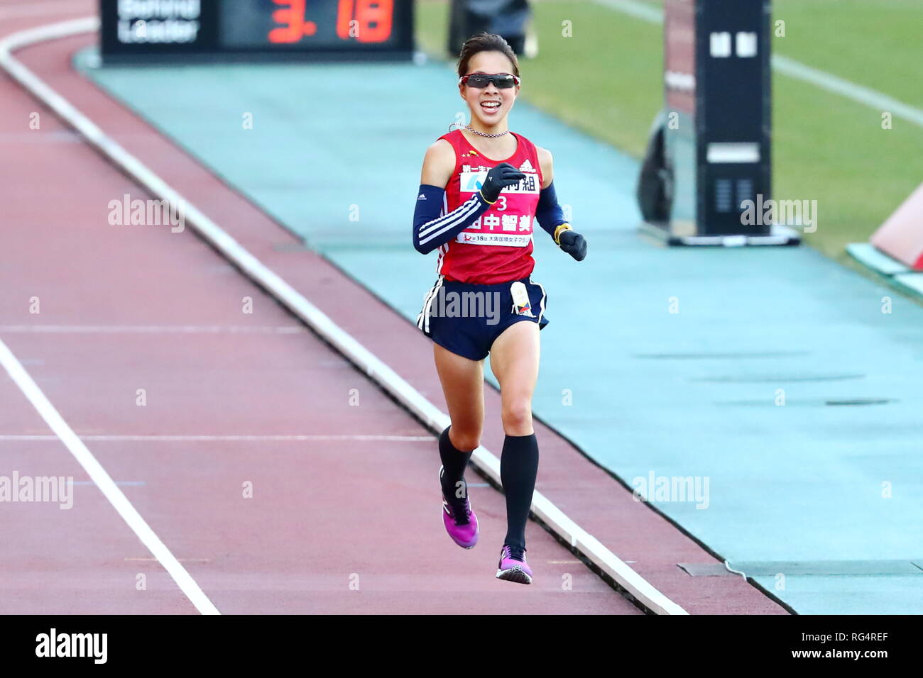 Osaka, Japan. 27th Jan, 2019. Tomomi Tanaka (JPN) Marathon : Osaka ...