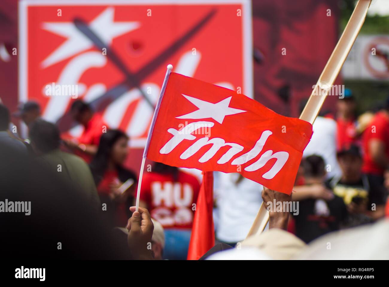 Frente farabundo marti para la liberación nacional hi-res stock ...