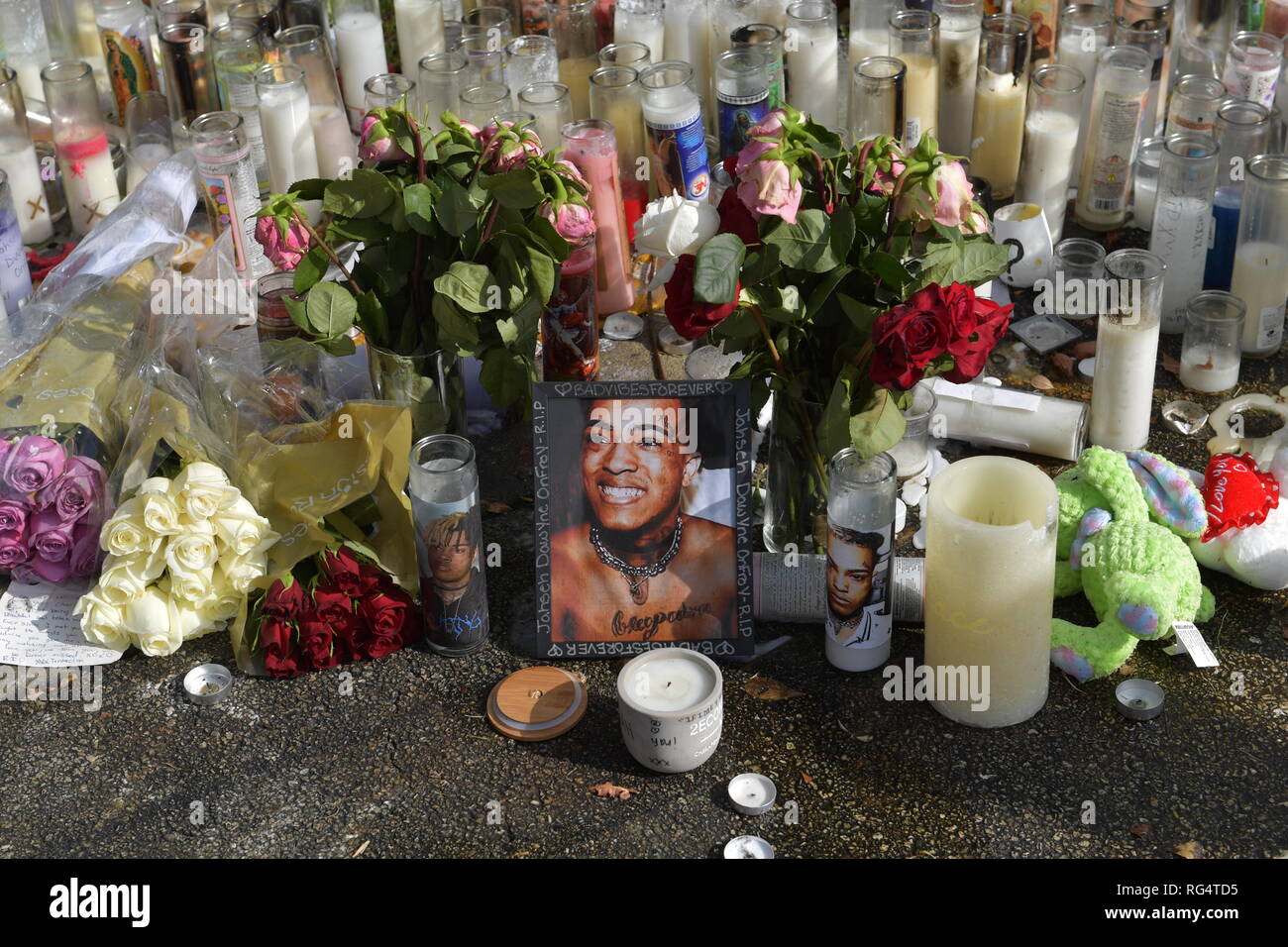DEERFIELD BEACH, FL - JUNE 23:Hip-hop mourns rapper XXXTentacion after ...