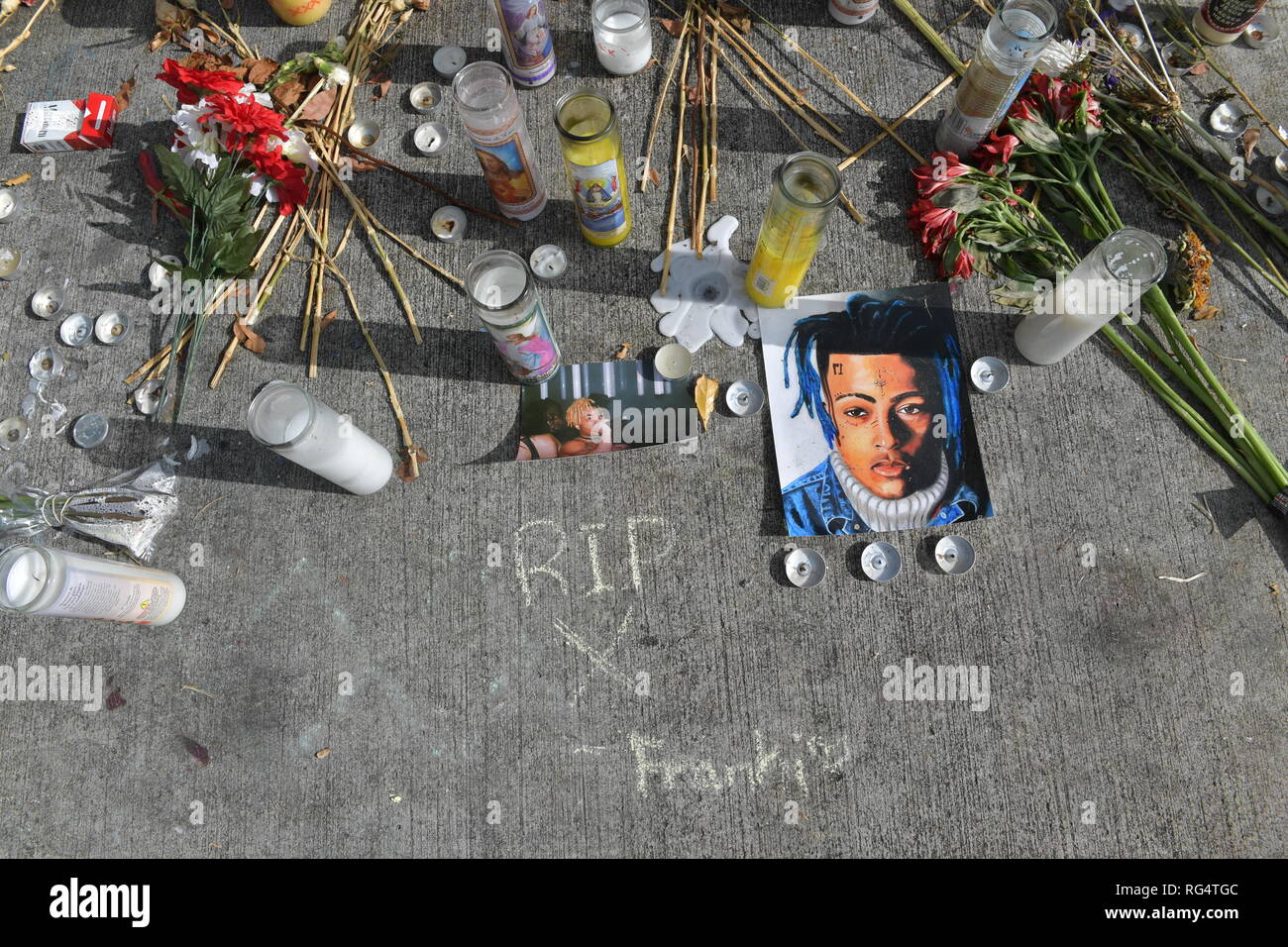 DEERFIELD BEACH, FL - JUNE 23:Hip-hop mourns rapper XXXTentacion after ...