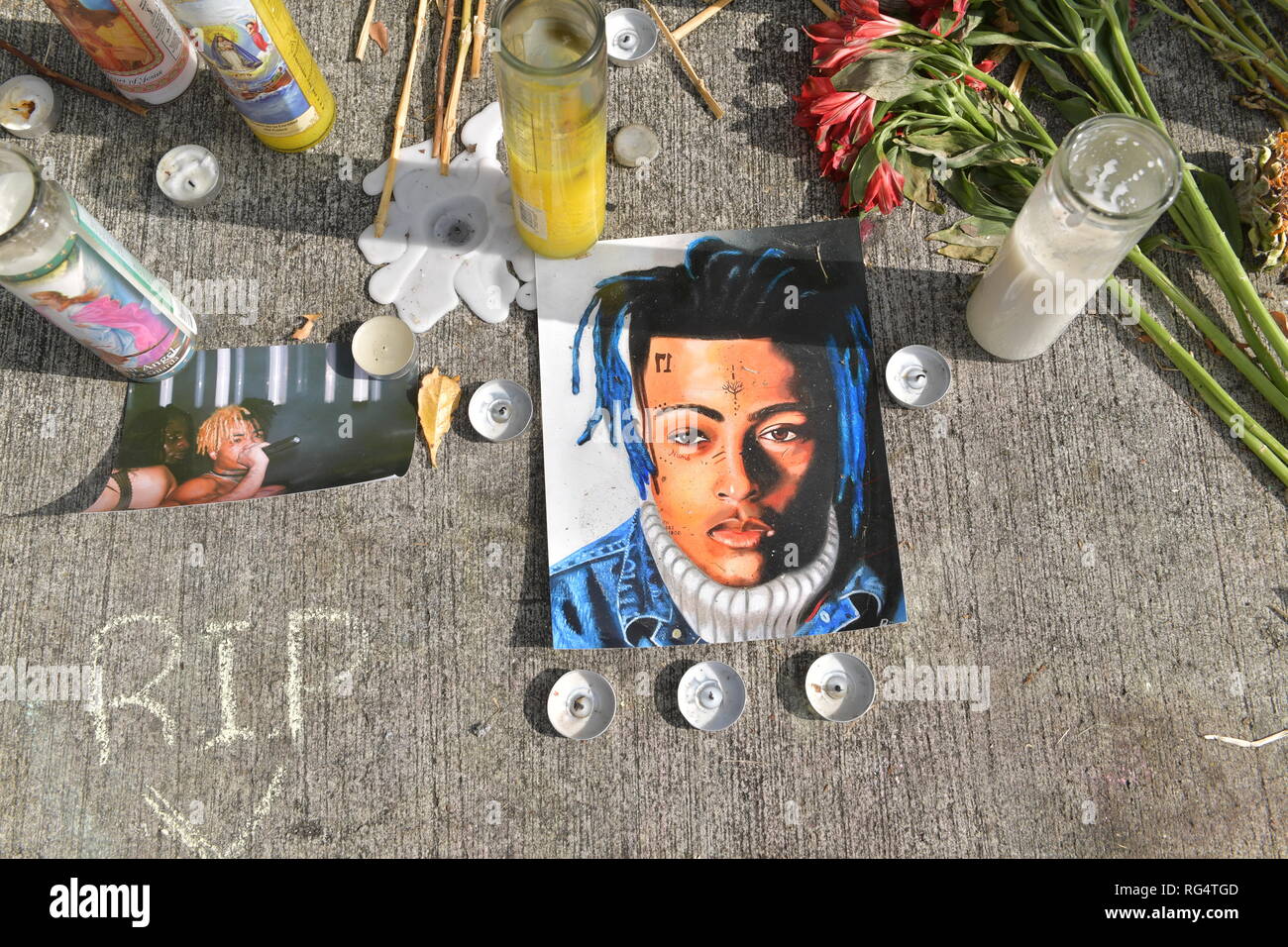 DEERFIELD BEACH, FL - JUNE 23:Hip-hop mourns rapper XXXTentacion after ...