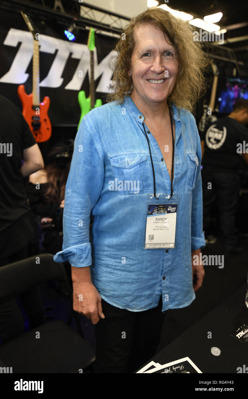 Anaheim, California, USA. 25th Jan, 2019. Randy Jackson, Guitar for the ...