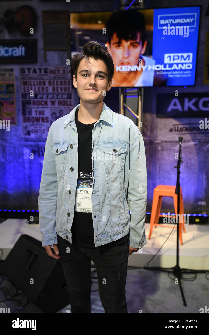 Anaheim, California, USA. 25th Jan, 2019. Kenny Holland (Kennith ...