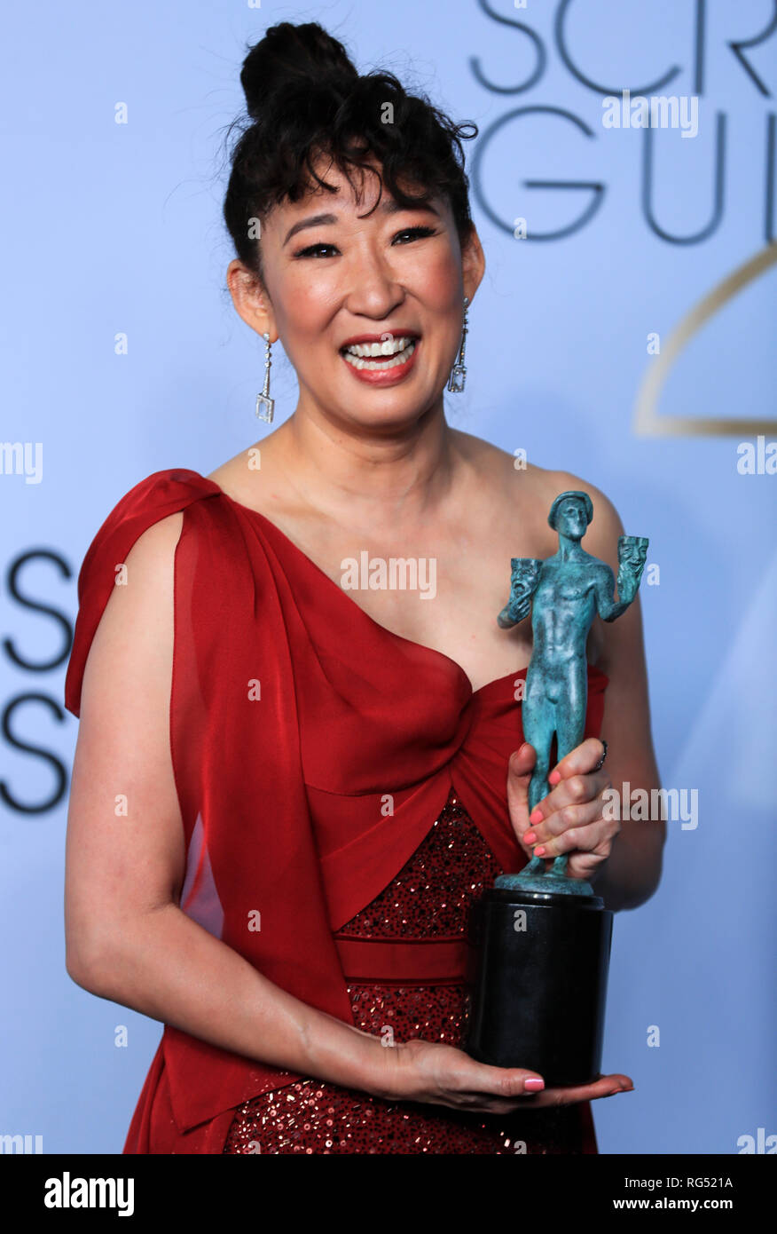 Los Angeles, USA. 27th Jan, 2019. Actress Sandra Oh of drama series ...