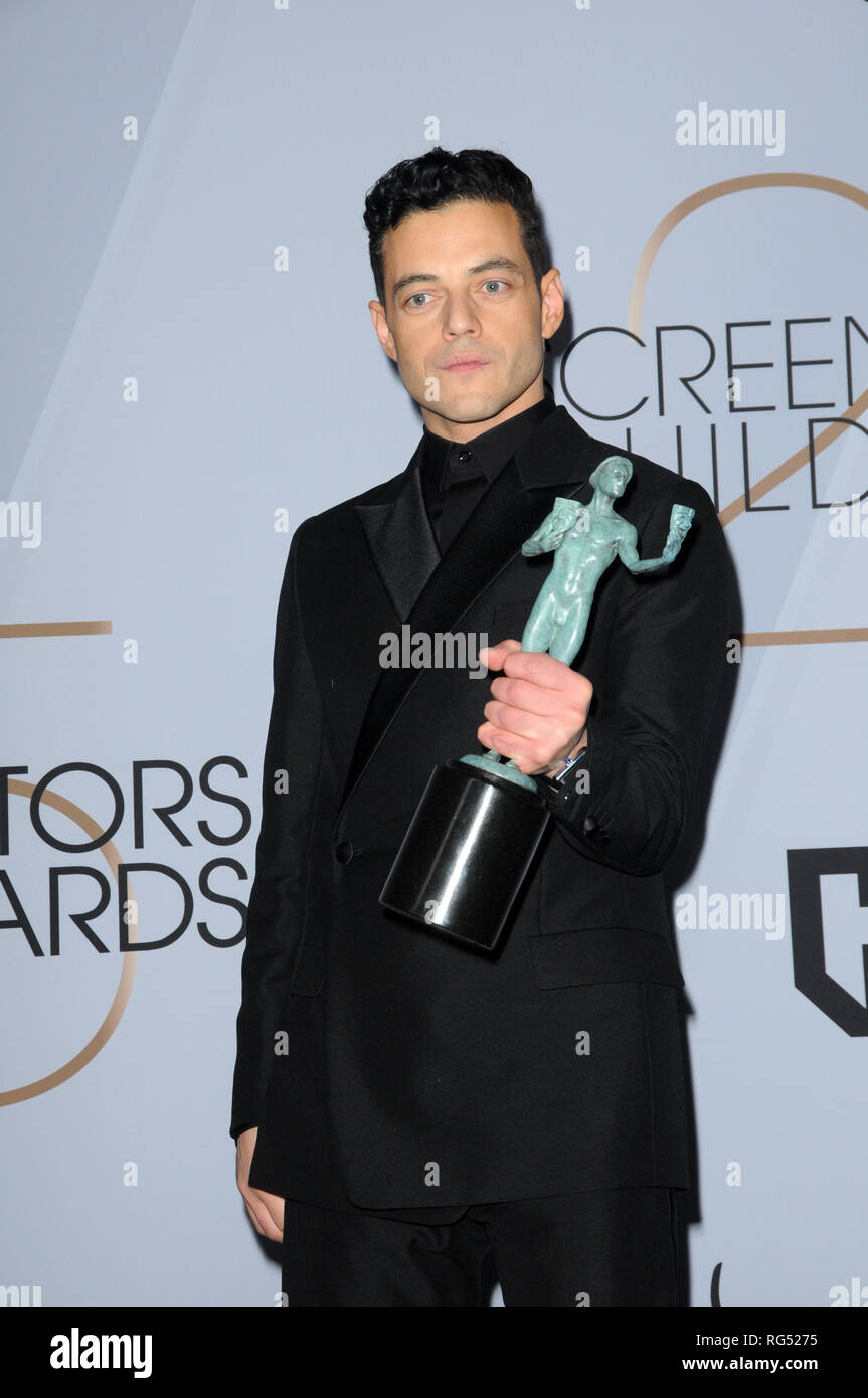 January 27, 2019 - Los Angeles, CA, USA - LOS ANGELES - JAN 27: Rami ...