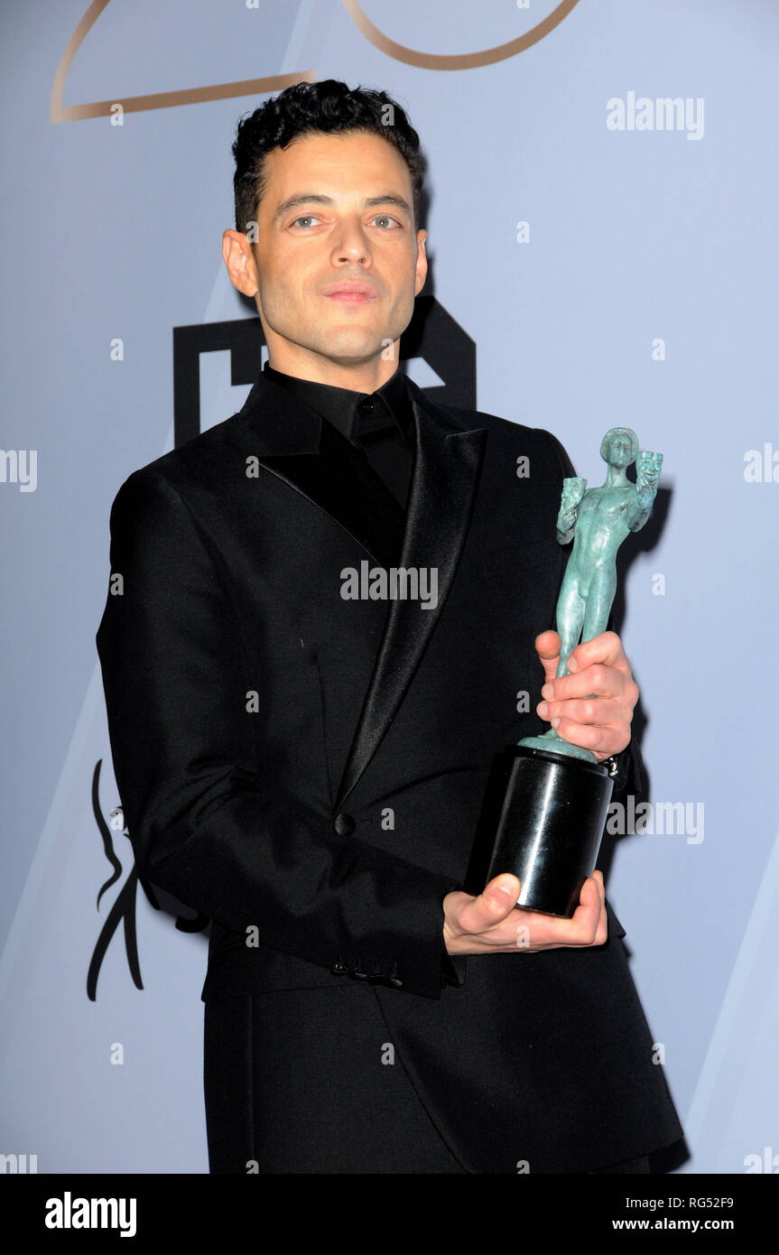 January 27, 2019 - Los Angeles, CA, USA - LOS ANGELES - JAN 27: Rami ...
