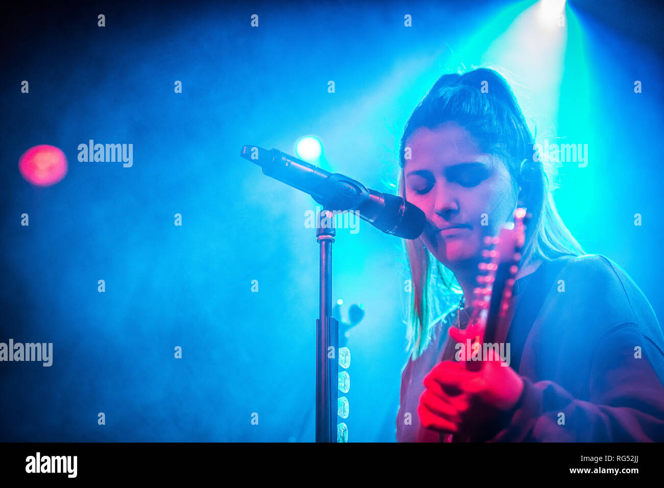Copenhagen, Denmark - January 27, 2019. The American singer, songwriter ...