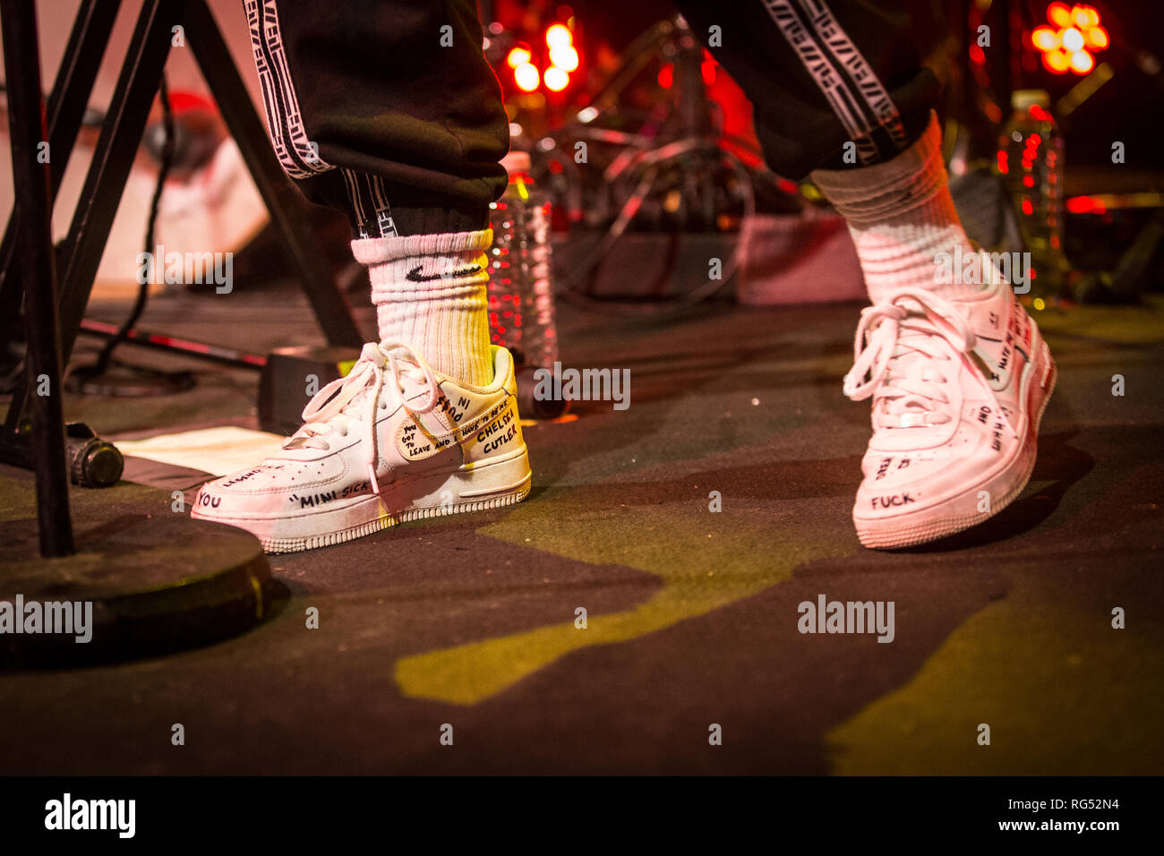 Copenhagen, Denmark - January 27, 2019. The American singer, songwriter ...