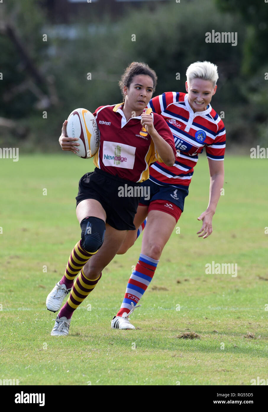 Ladies amateur rugby union Stock Photo - Alamy