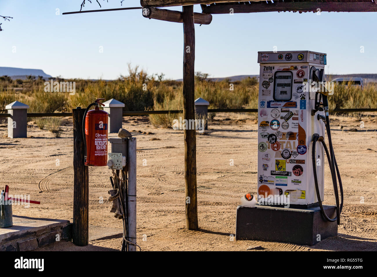 Gas station in namibia hi-res stock photography and images - Alamy