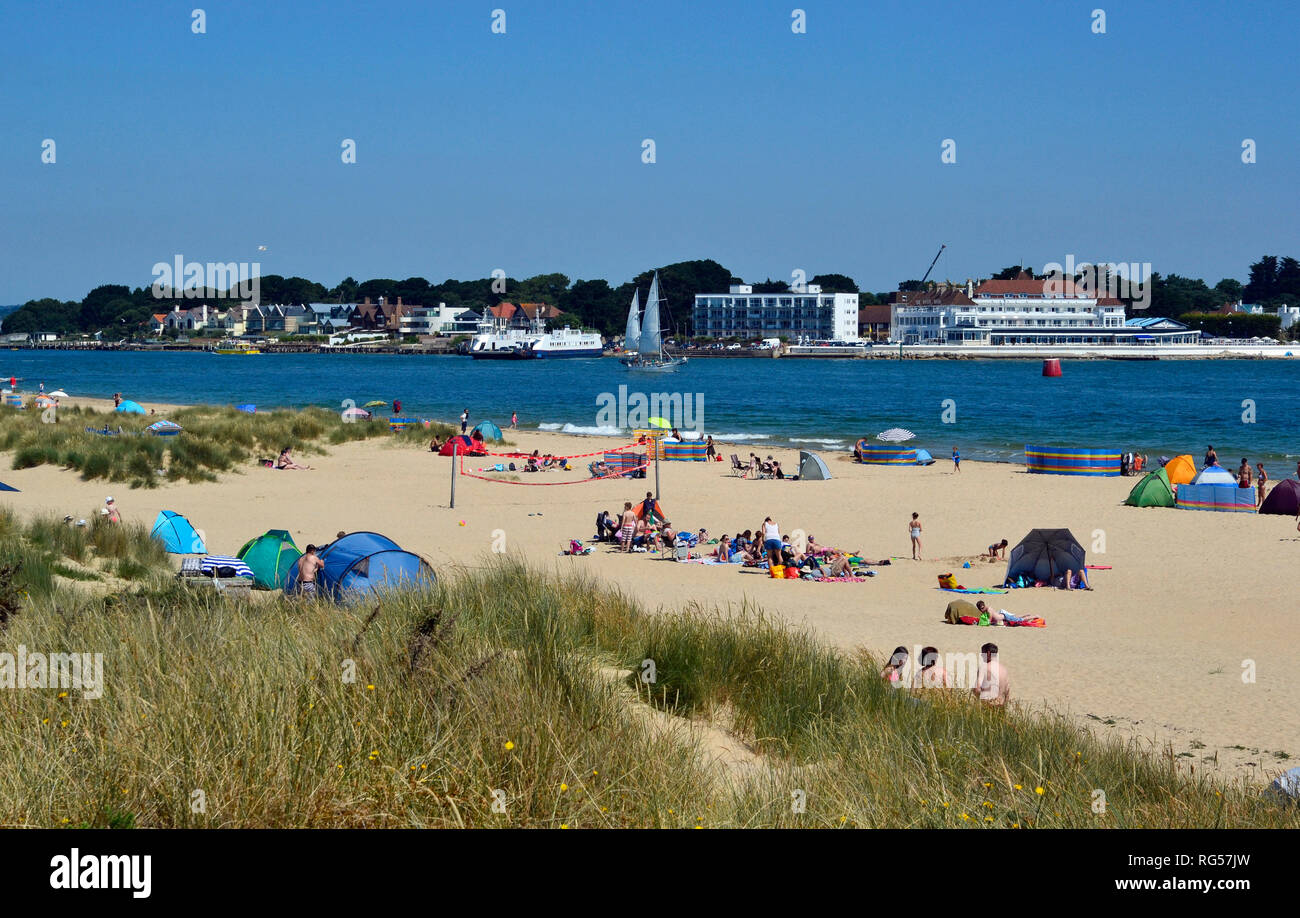 Shell Bay, Swanage, Isle of Purbeck, Dorset, England, UK Stock Photo ...