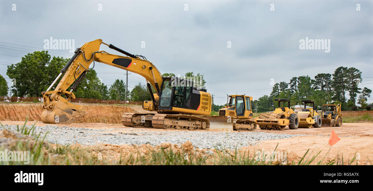 Construction digger machinery hi-res stock photography and images - Alamy