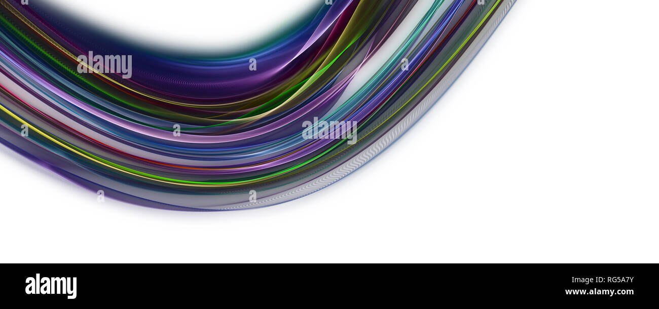 Abstract elegant wave panorama design with space for your text Stock ...