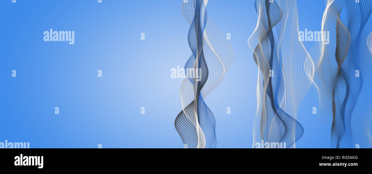Abstract elegant wave panorama design with space for your text Stock ...