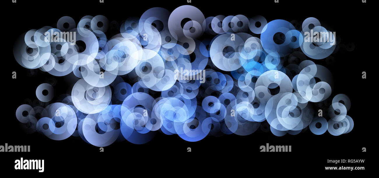 Fantastic circle panorama background design illustration Stock Photo ...