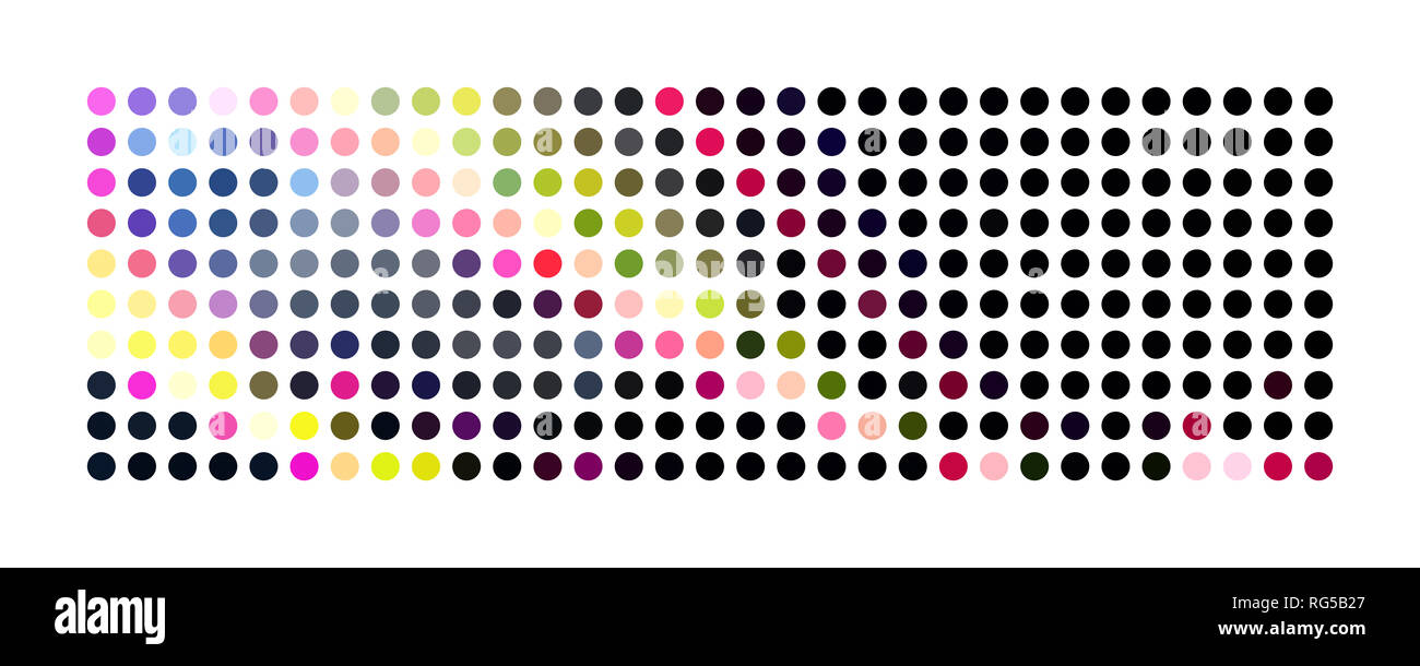 Abstract modern dot panorama design background illustration Stock Photo ...