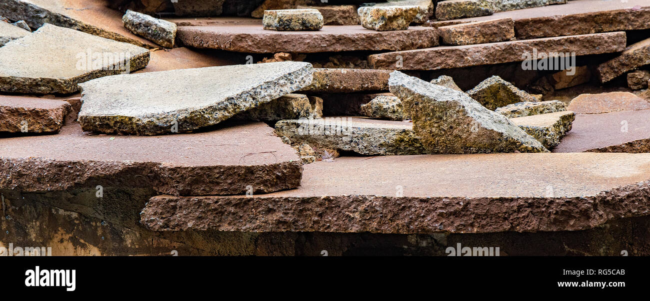 Layered on top of one another hi-res stock photography and images - Alamy