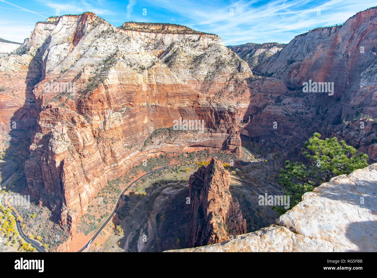 Angel's Landing Hike in Zion National Park, Utah, United States of ...