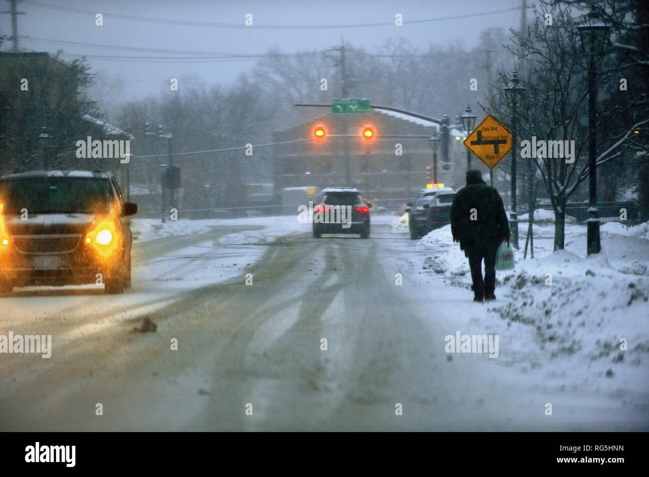 Severe storms chicago hi-res stock photography and images - Alamy