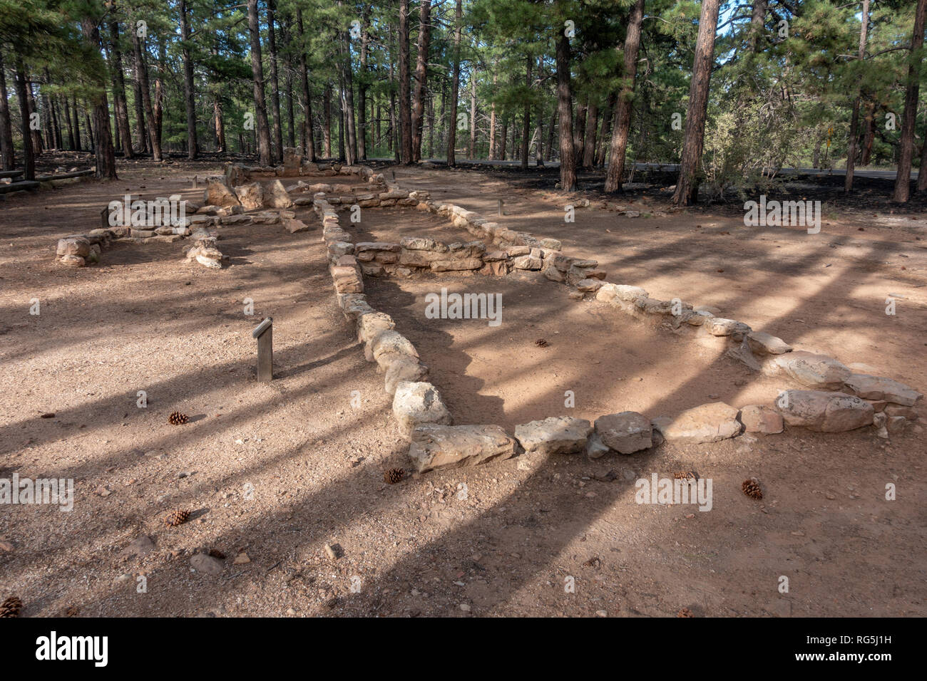 The Walhalla Ruins (Walhalla Glades Pueblo), Grand Canyon National Park ...