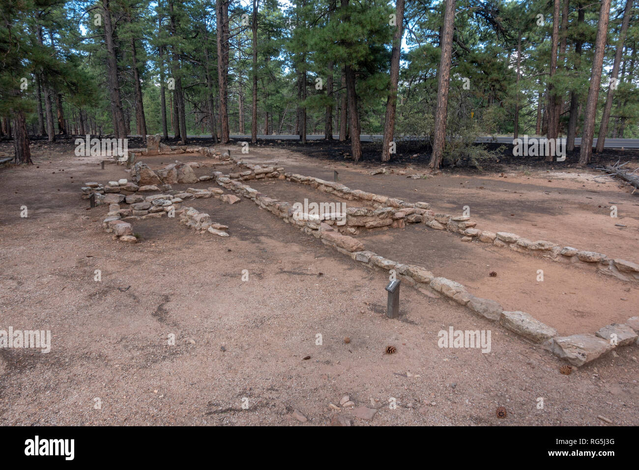 The Walhalla Ruins (Walhalla Glades Pueblo), Grand Canyon National Park ...