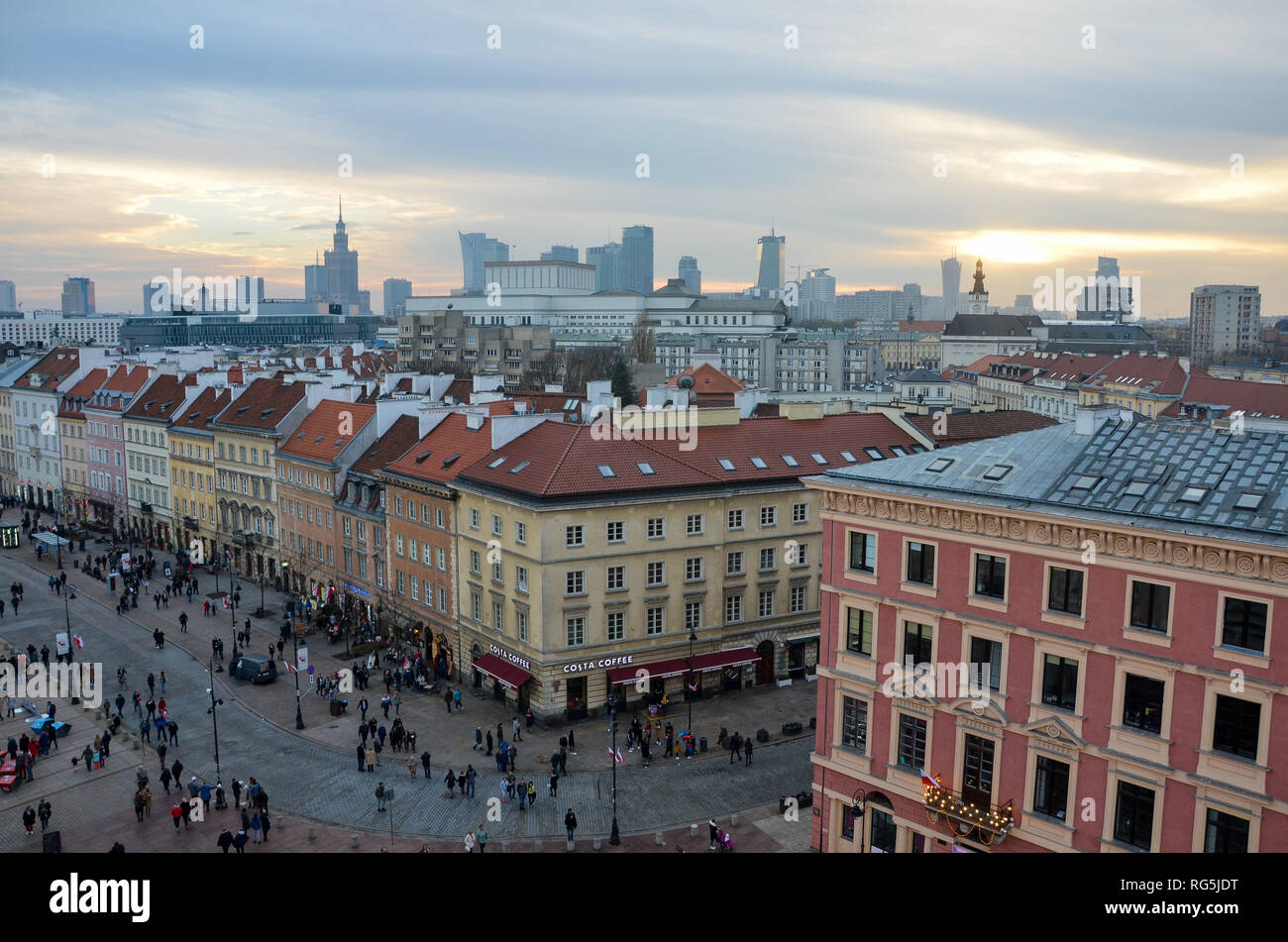 Warsaw skyline hi-res stock photography and images - Alamy