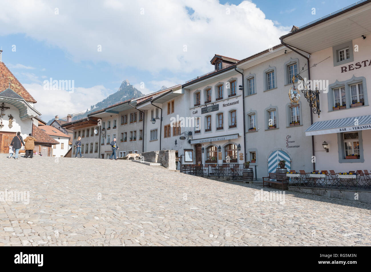 Gruyere town hi-res stock photography and images - Alamy