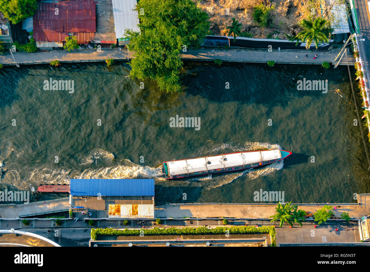 Thailand slum aerial hi-res stock photography and images - Alamy