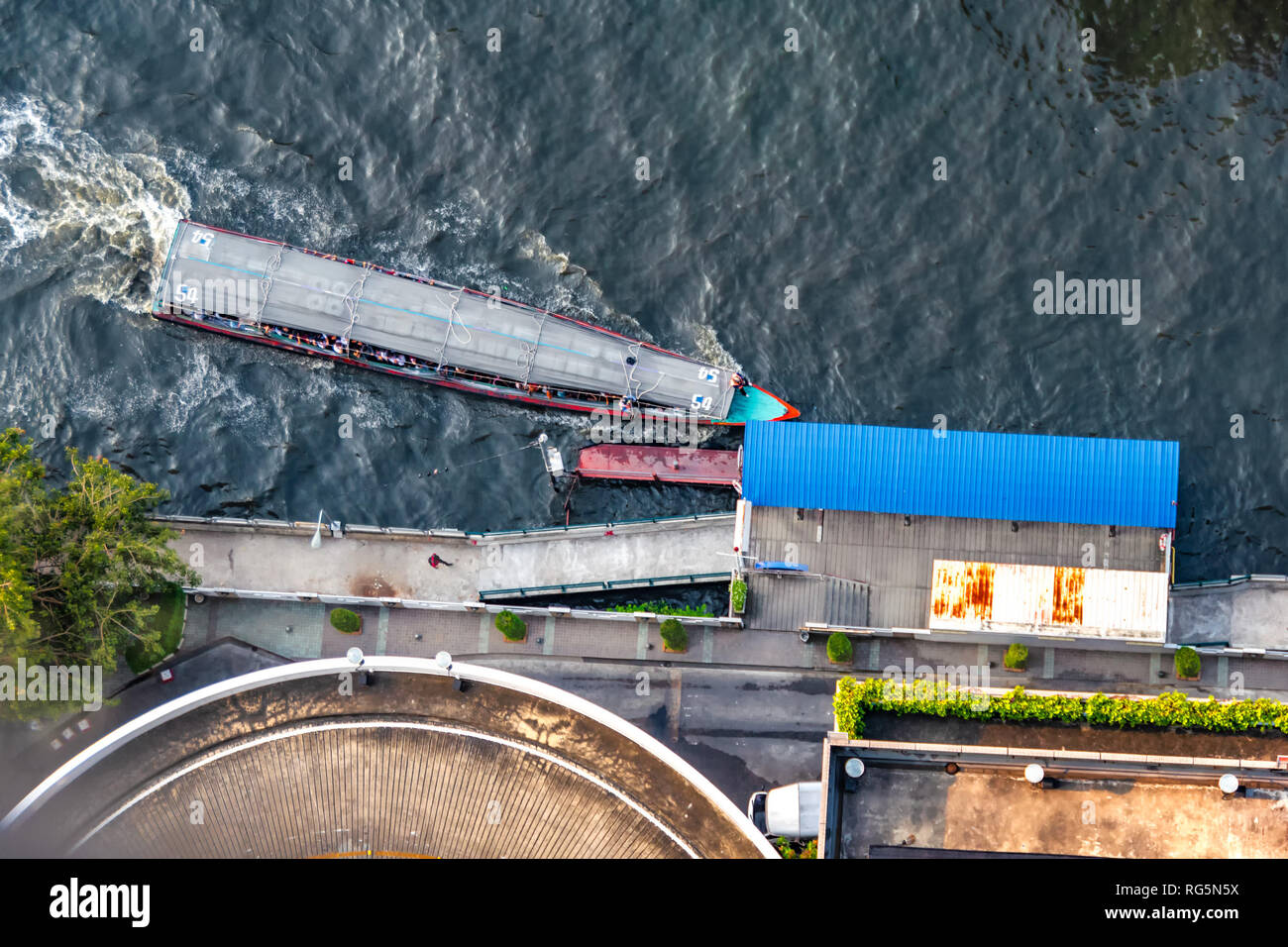 Thailand slum aerial hi-res stock photography and images - Alamy