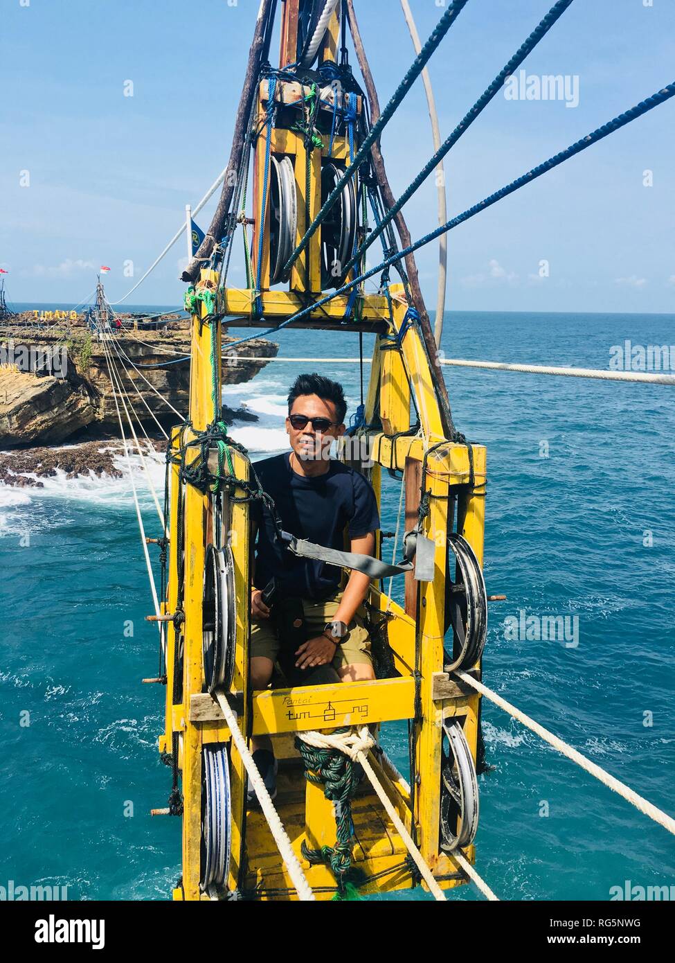 Pantai Timang Indonesia Stock Photo - Alamy