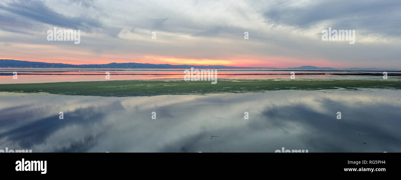 Bay View Panorama Stock Photo - Alamy