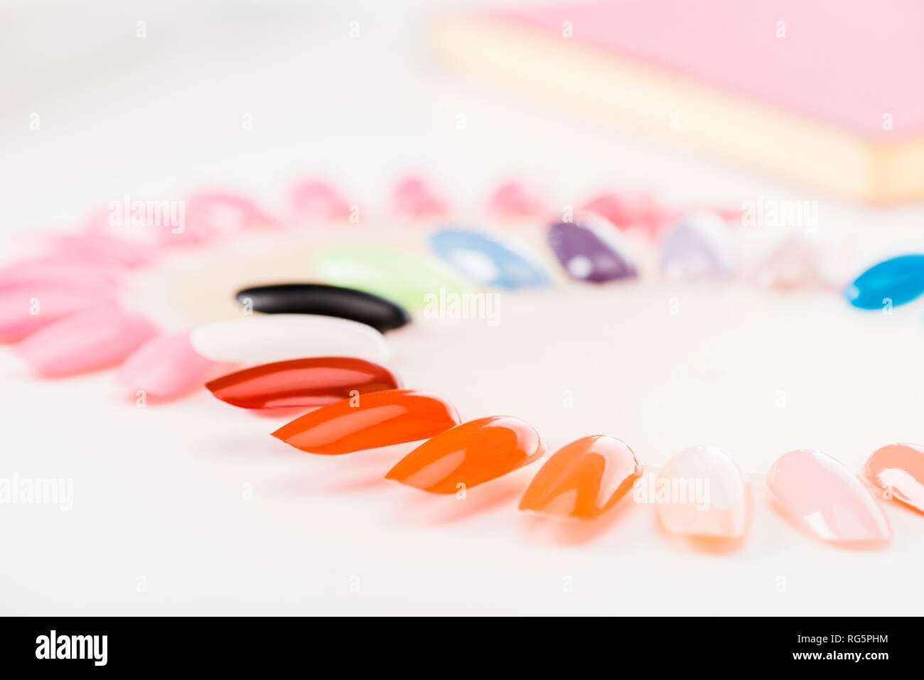 Nail polish palette hi-res stock photography and images - Alamy