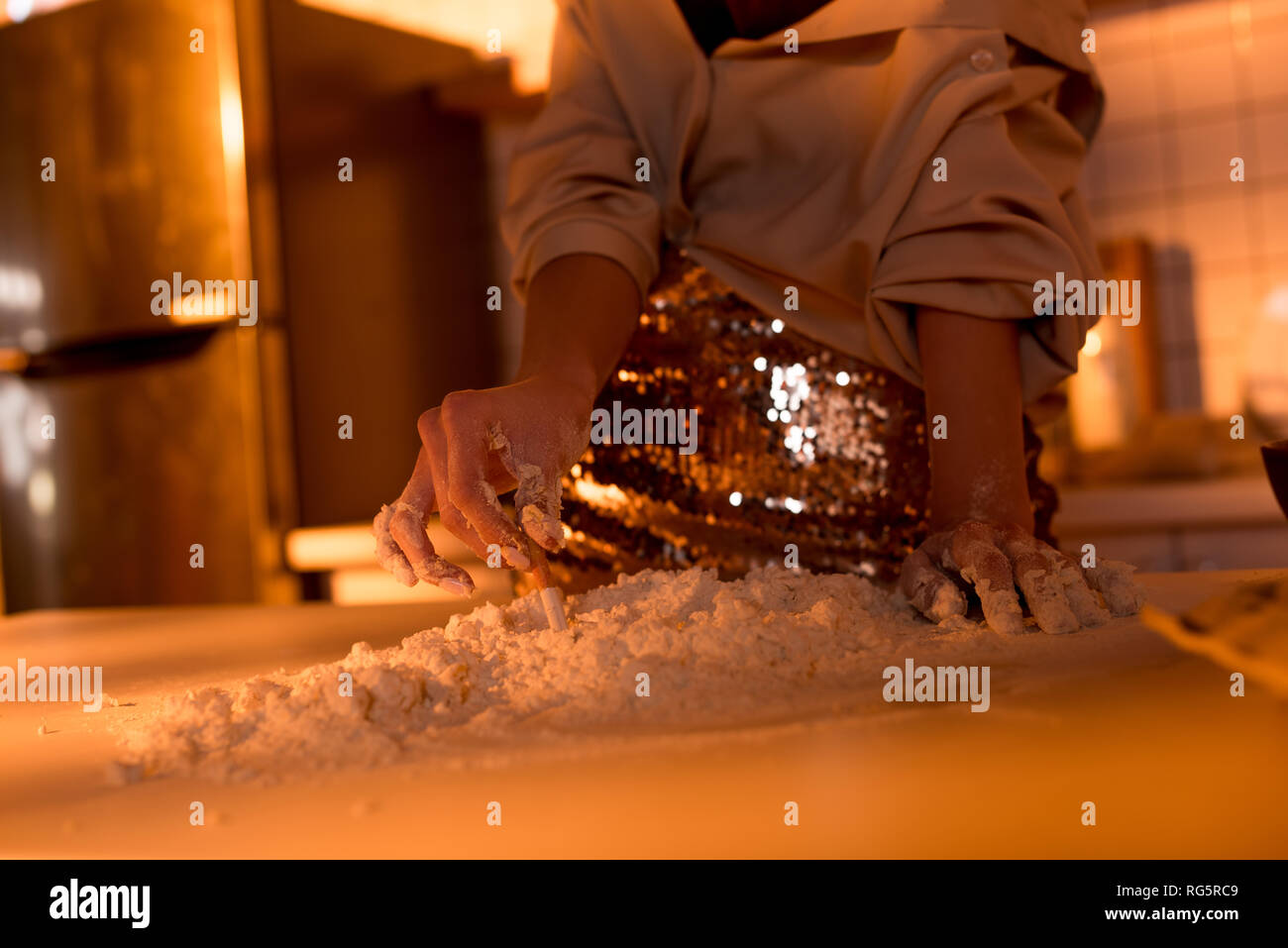 Woman smoking in kitchen hi-res stock photography and images - Alamy