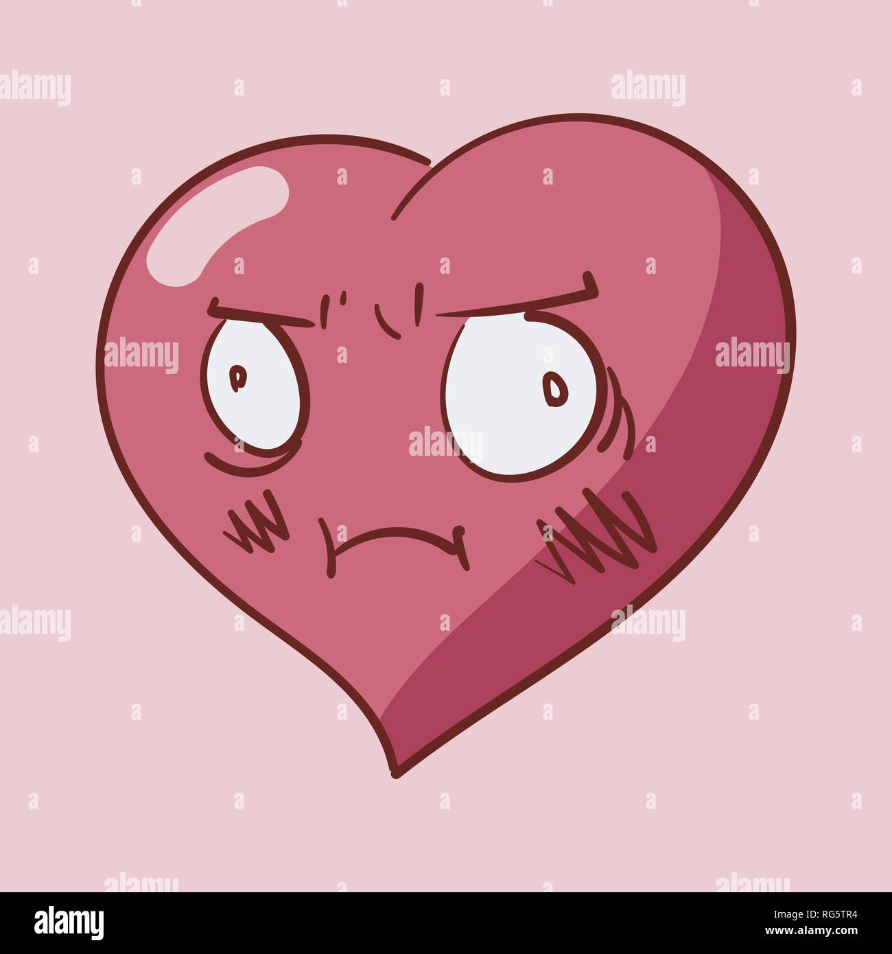 Cartoon heart Stock Vector Images - Alamy