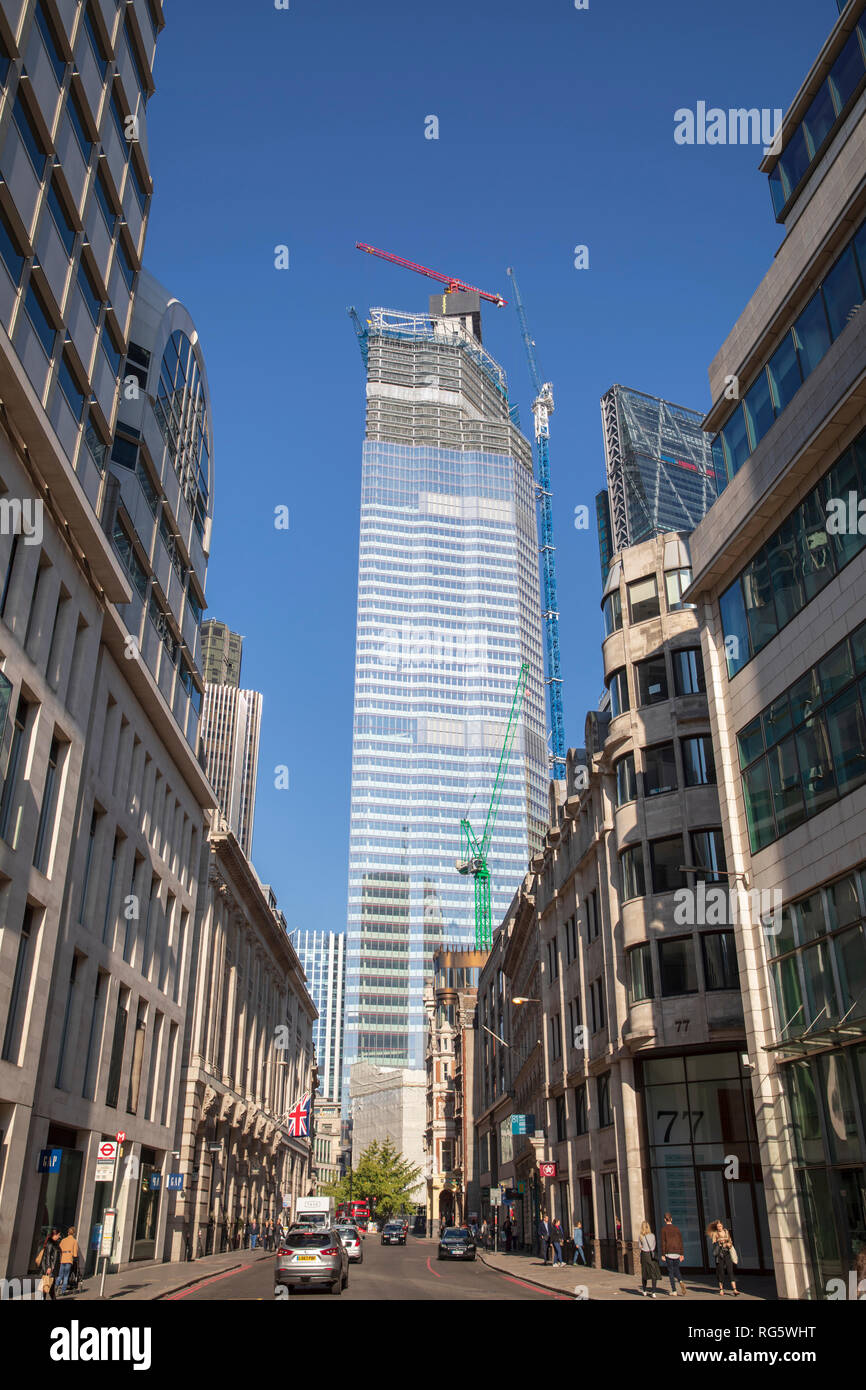 22 Bishopsgate (skyscraper) construction, London, England Stock Photo ...