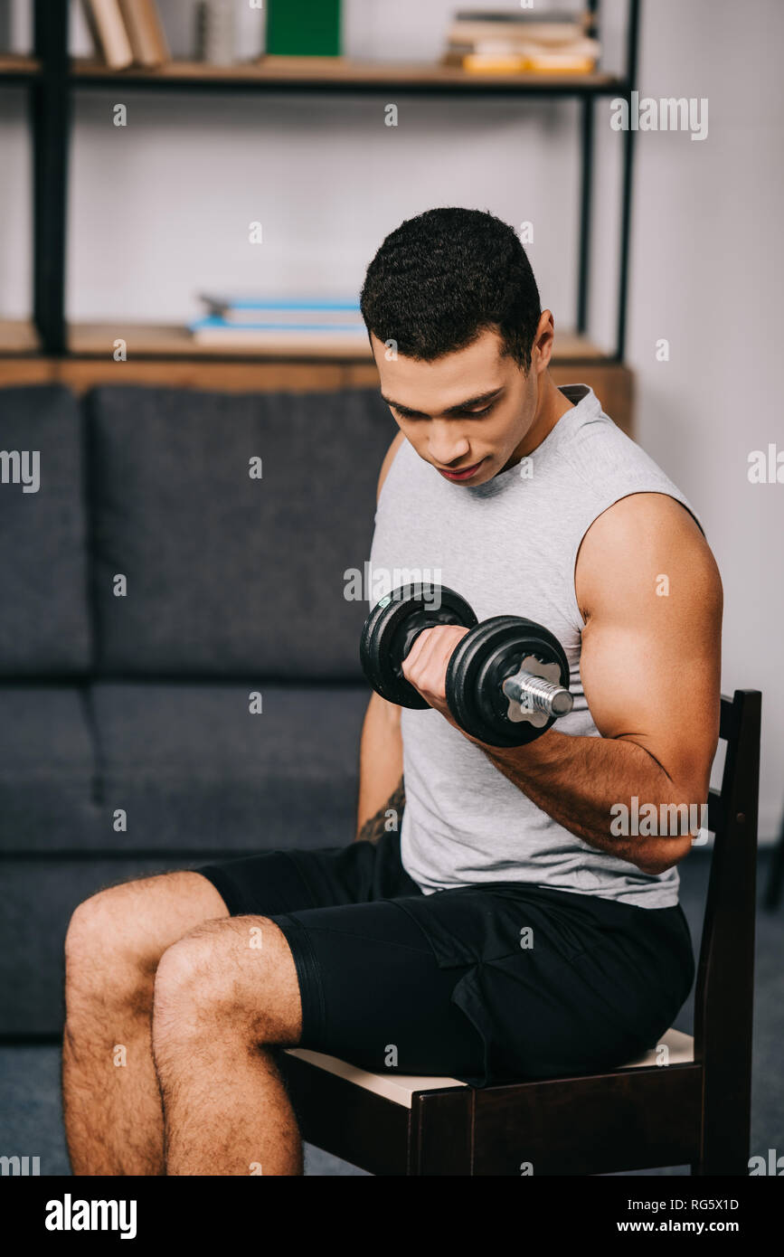 Strong mixed race man hi-res stock photography and images - Alamy