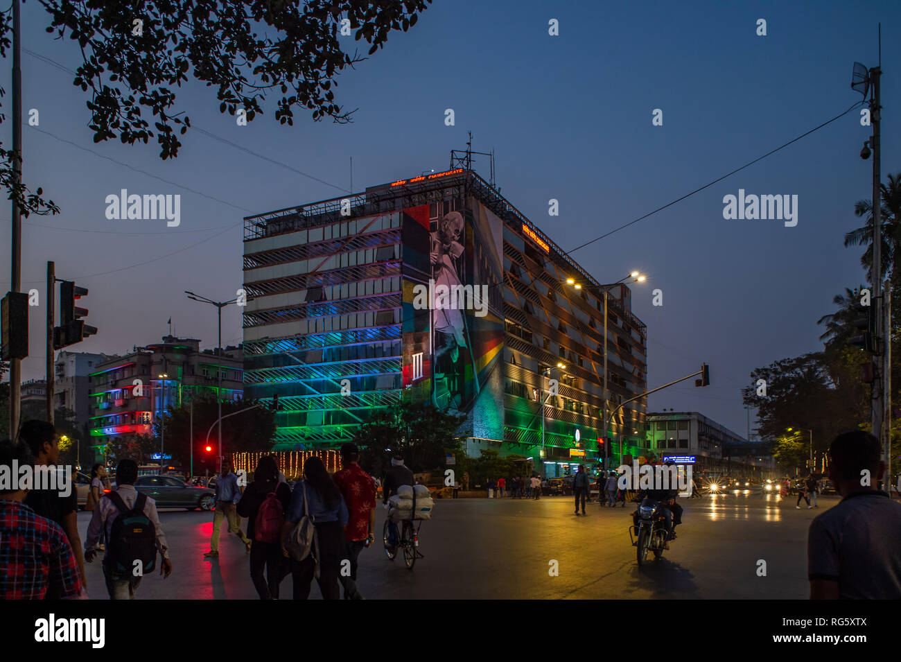 Churchgate station building mumbai maharashtra hi-res stock photography ...